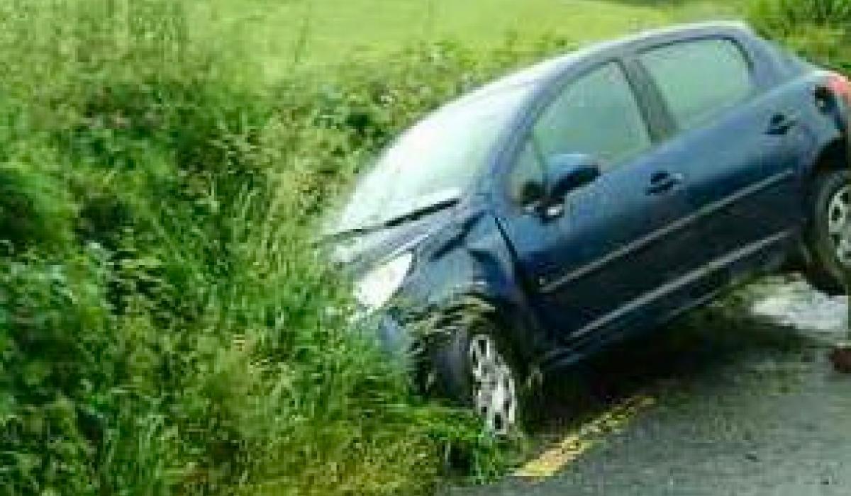 Fire Service attends scene after car loses control and ends up in ditch ...