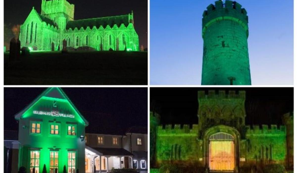 Well-known landmarks across Kildare go green for St Patrick's Day ...