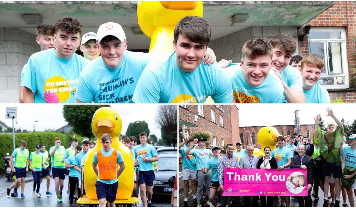 Clane students pushing duck across country for children's hospital ...