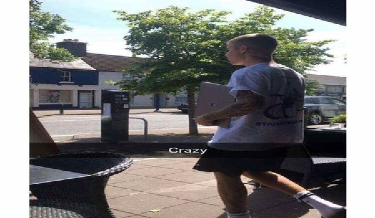 Pop star Justin Bieber spotted eating in Maynooth restaurant Picaderos ...