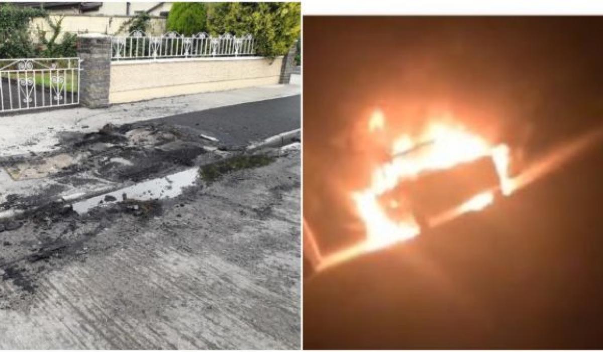 Kids woken up 'terrified' by parked car set on fire in Newbridge ...