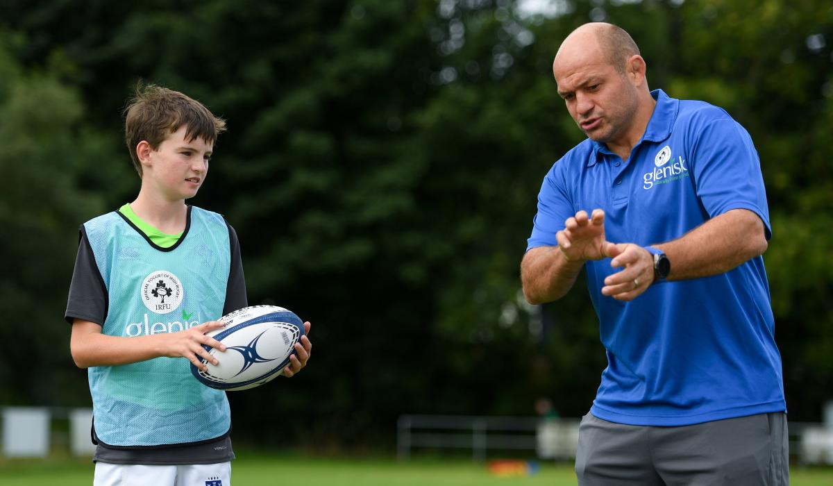 Athy rugby fan Donal meets hero Rory Best - Photo 1 of 2 - Kildare Now