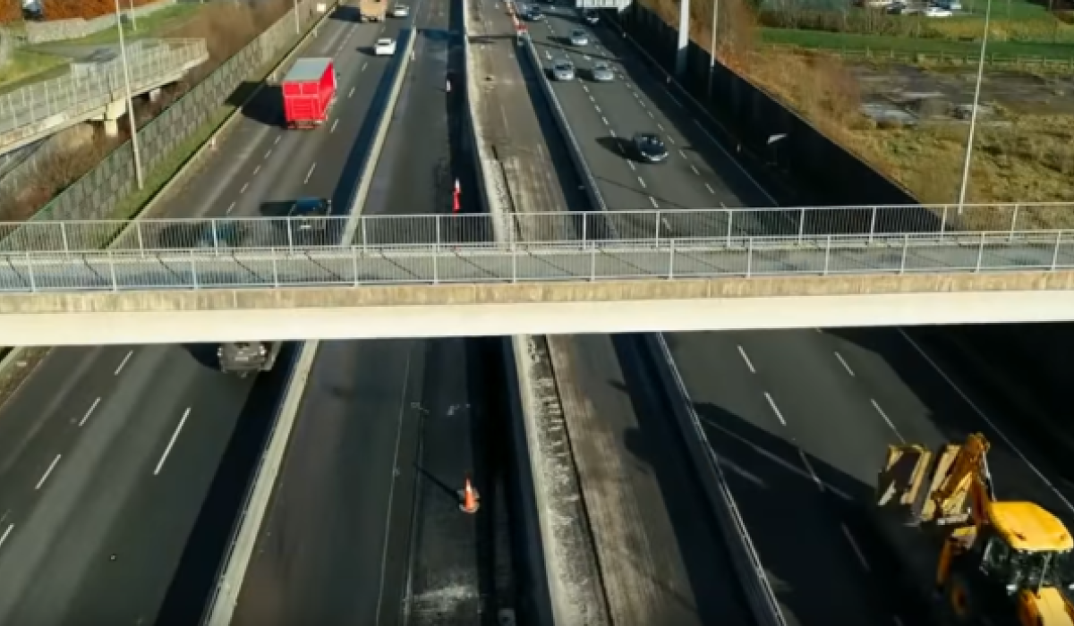 New lane changes along M7 roadworks zone from 6am Monday - Photo 1 of 1 ...