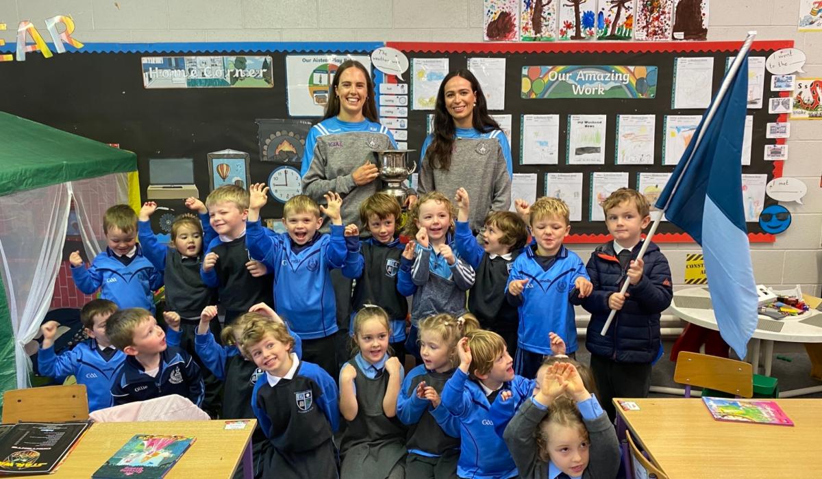 KILDARE: LGFA champs visit Rathmore National School in Eadestown ...