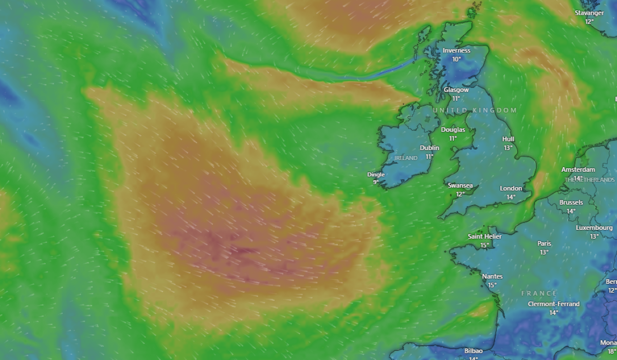 Met Eireann issue weather warning with two counties pinpointed for ...