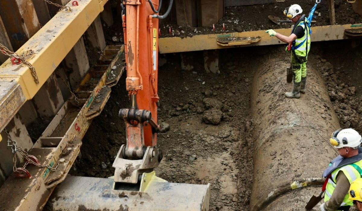 Major works continuing on critical repair in Kildare to secure the ...