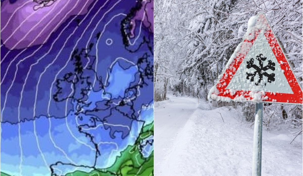 LIVE: Ireland snow tracker as Met Éireann issues STATUS ORANGE warnings ...