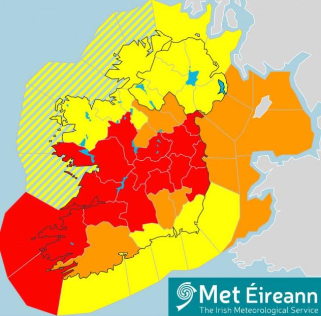 red warning dublin