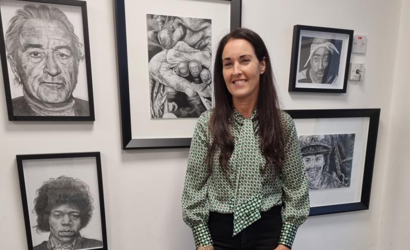 Kildangan artist showcases portraits at Naas art gallery - Kildare Now