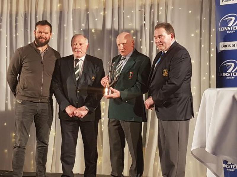 Naas rugby stalwart Joe Kavanagh honoured with Leinster Hall of Fame ...