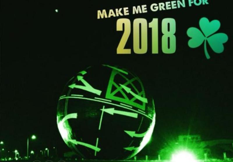 A good idea? Attempts being made to turn the Naas Ball green for St ...