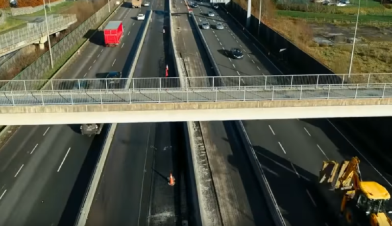 New lane changes along M7 roadworks zone from 6am Monday - Photo 1 of 1 ...