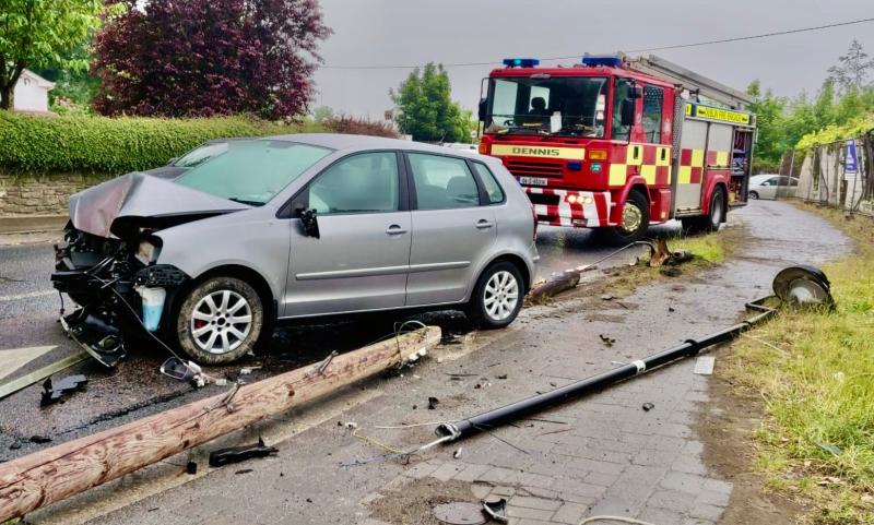 LATEST: Car loses control and hits electricity pole and street light ...