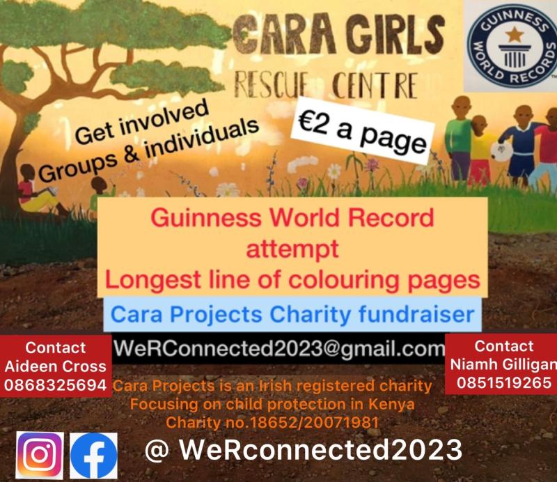 Kildare sisters' world record attempt in aid of Cara Girls Rescue ...