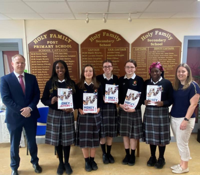 Students at Newbridge school provided with free copy of textbook to ...