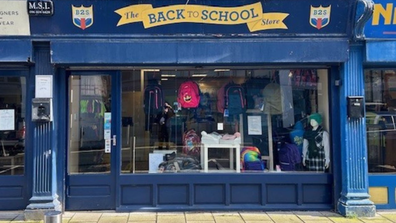 Well-known school supplies and uniform store in Newbridge to be sold ...