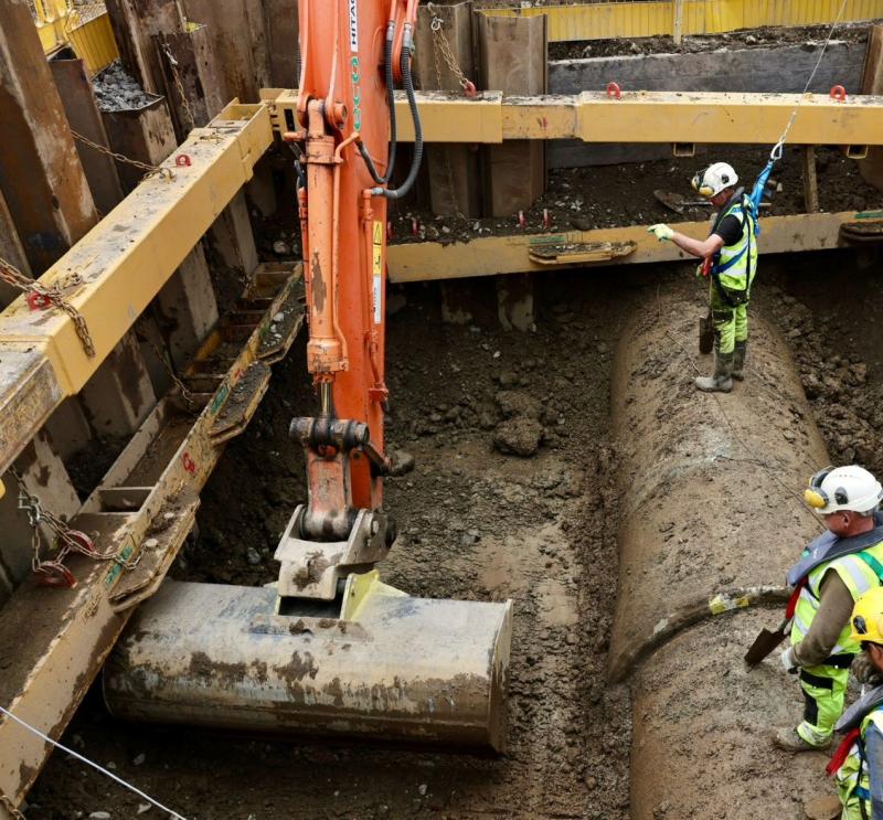 Major works continuing on critical repair in Kildare to secure the ...