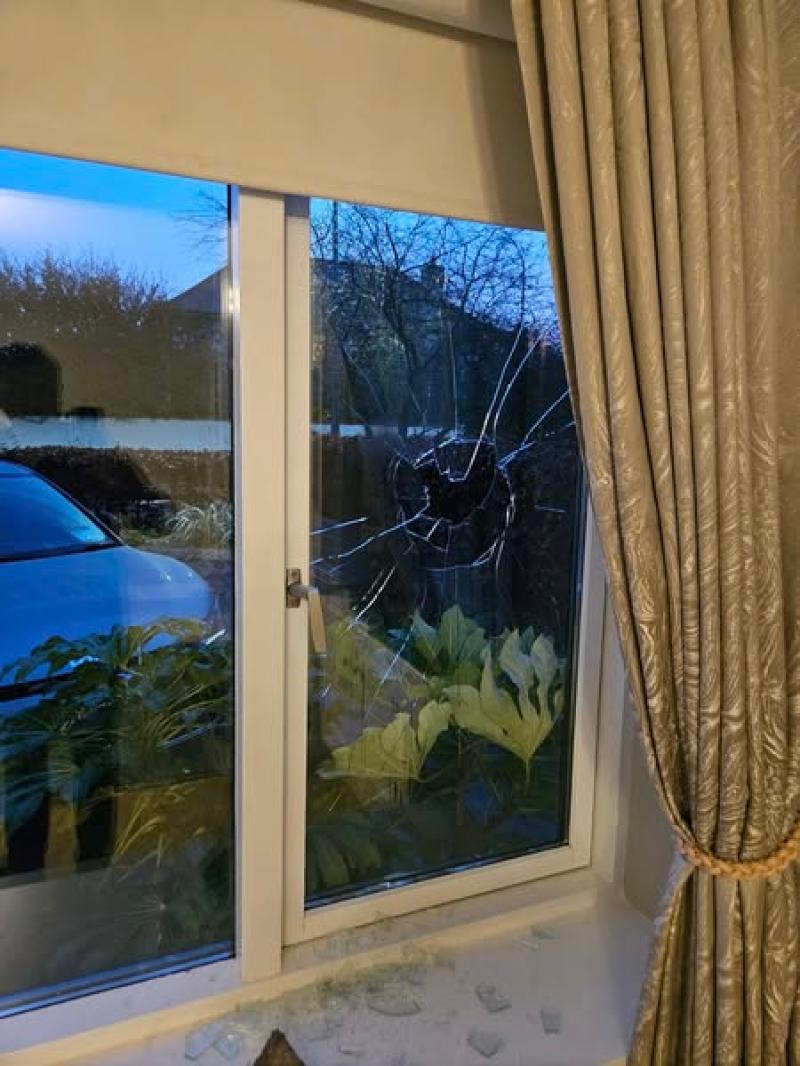 BREAKING: Rock was thrown through window of general election candidate ...