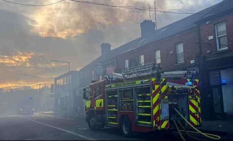 Alert: Workshop fire sparks warning for Dublin motorists - Kildare Now
