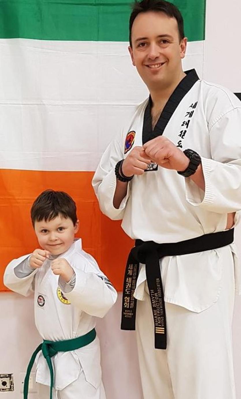 Naas Taekwondo student Liam (7) and instructor Shane to take part in ...