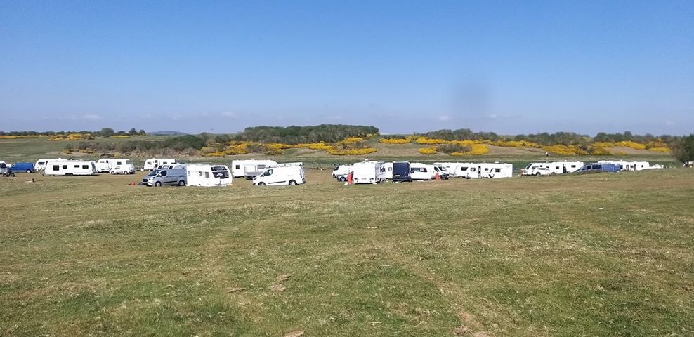 DRONE PHOTOS: Over 30 caravans on Curragh Plains cannot be moved on due ...