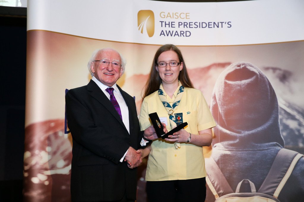 4 Kildare students received wards from President Michael D Higgins this ...