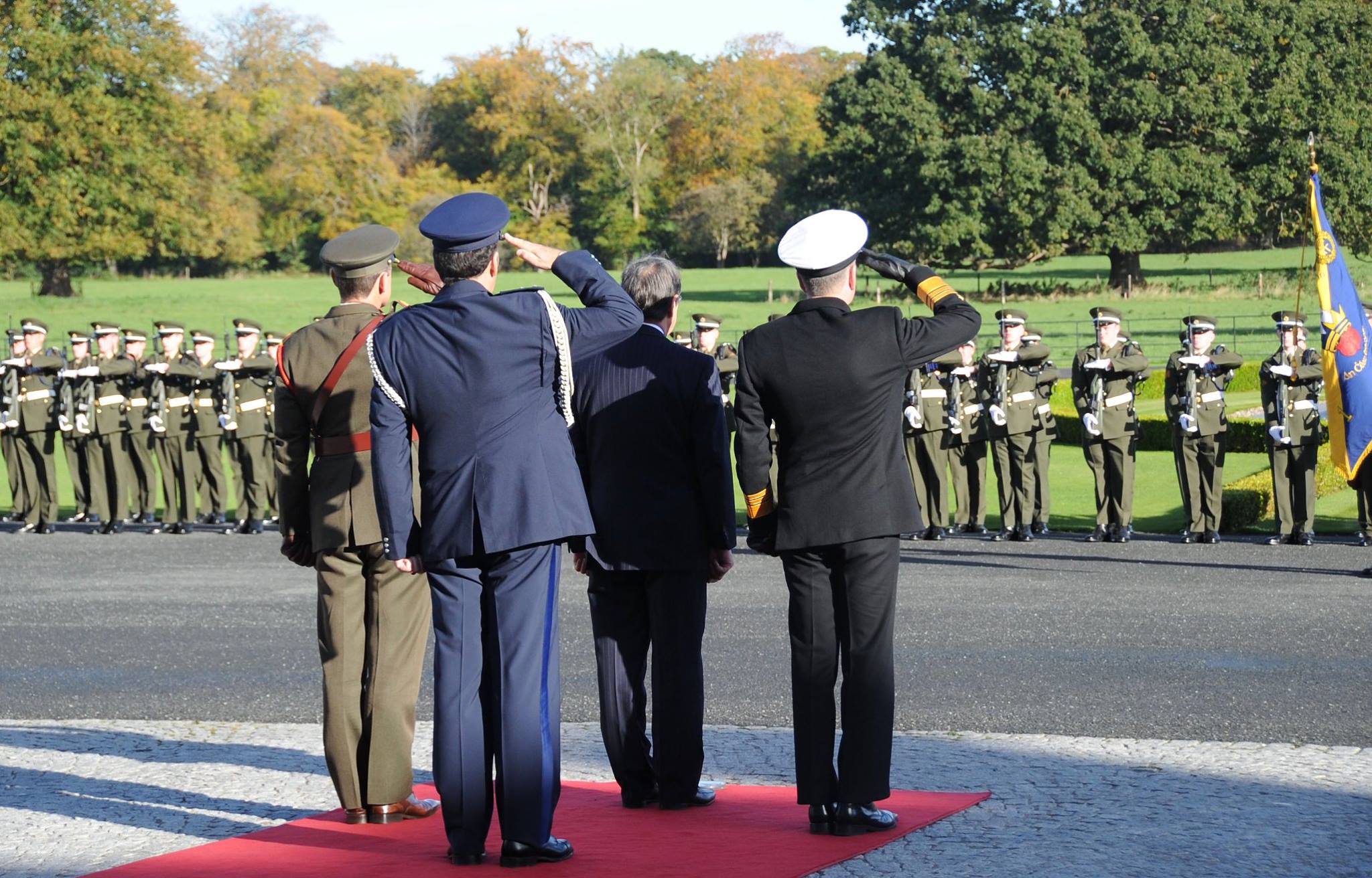 PHOTOS: Army performs ceremonial duties at Aras an Uachtarain - Photo 2 ...