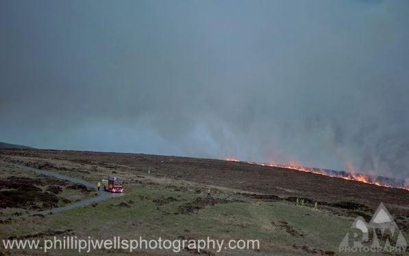 Firefighters tackle gorse fires caused by dry conditions - Photo 1 of 4 ...