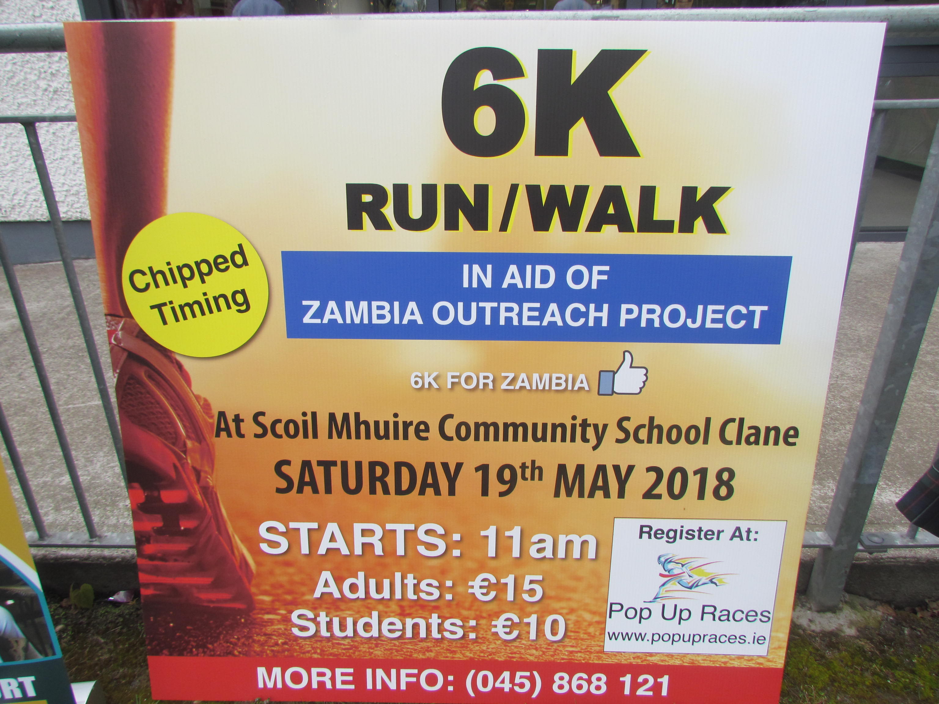 Scoil Mhuire Community School Clane Students gear up for 6K for Zambia ...