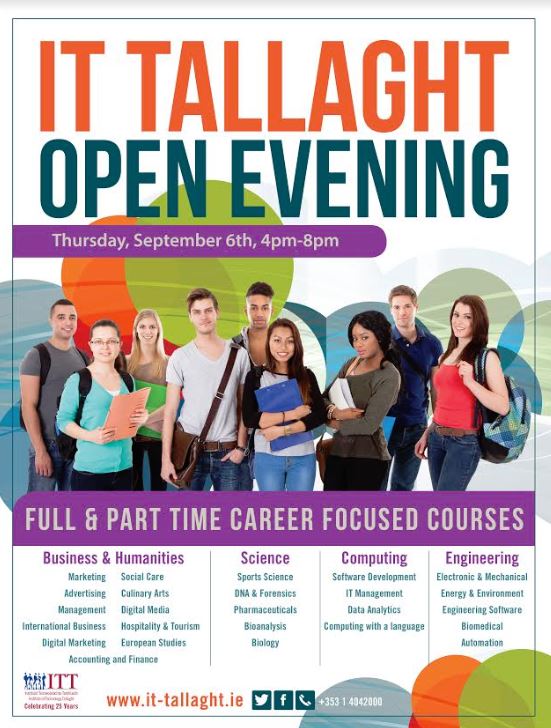 IT Tallaght holding Open Evening on Thursday - Photo 1 of 1 - Kildare Now