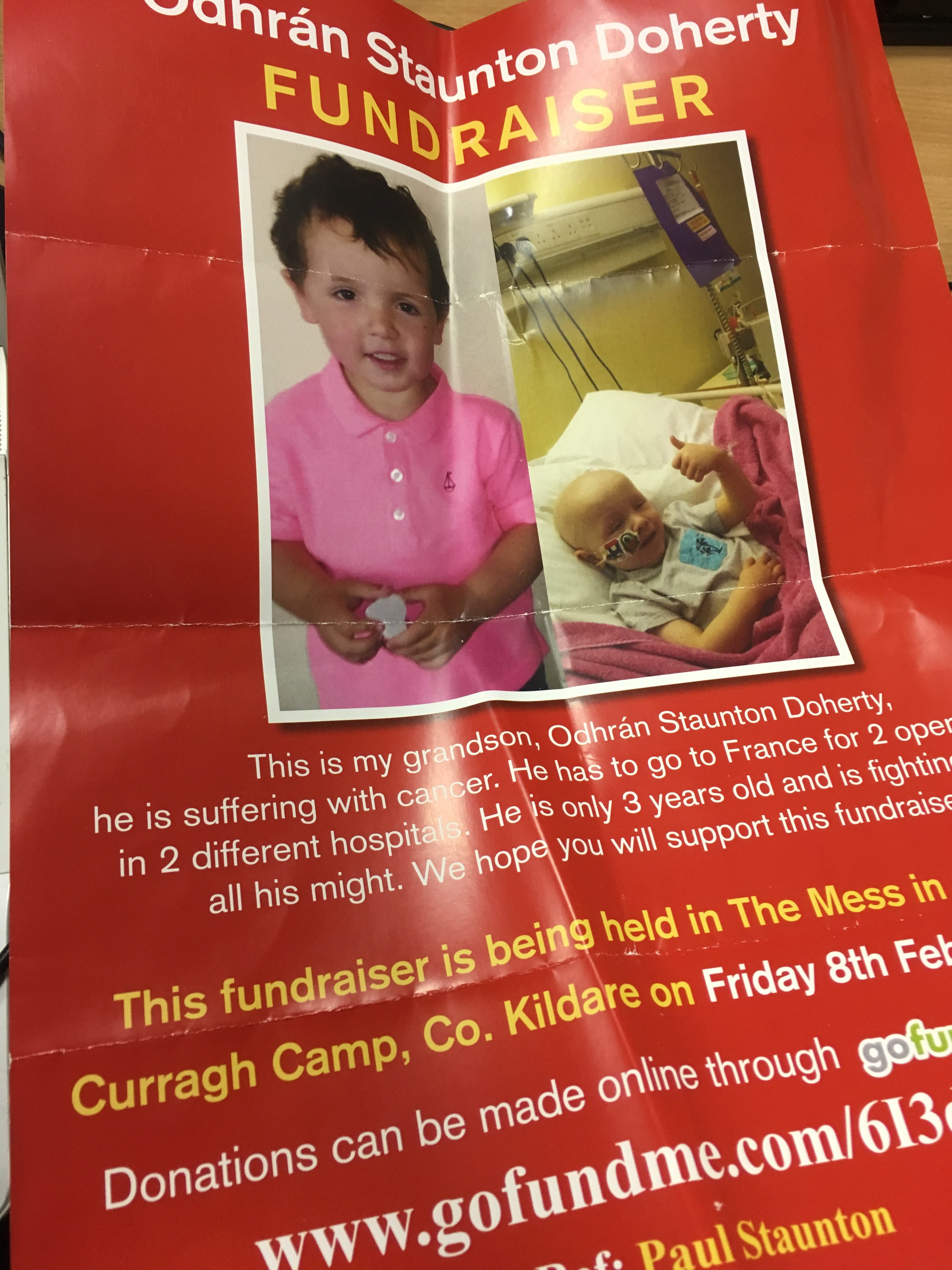 Co Kildare grandfather hosting special fundraising gig in the Curragh ...