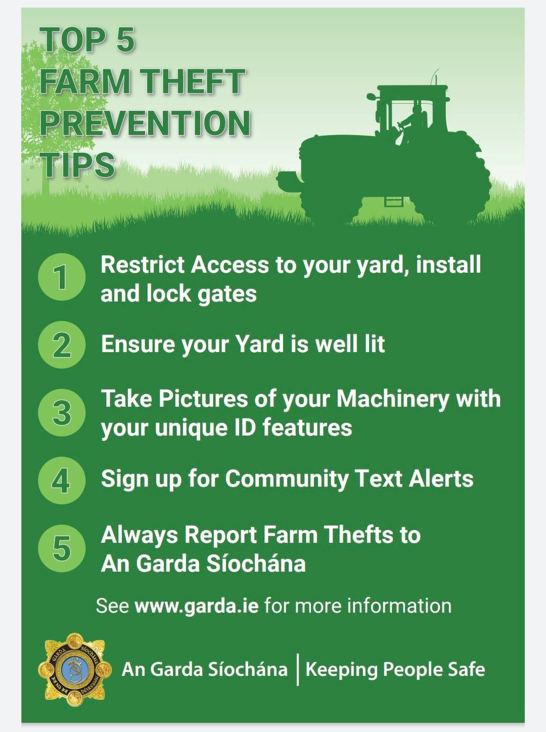 Kildare farmers warned to take steps to help prevent thefts of tractors ...