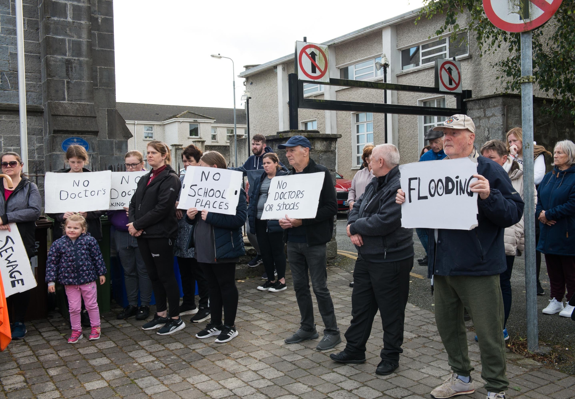 PHOTOS: Protest by group opposed to proposed modular homes for ...