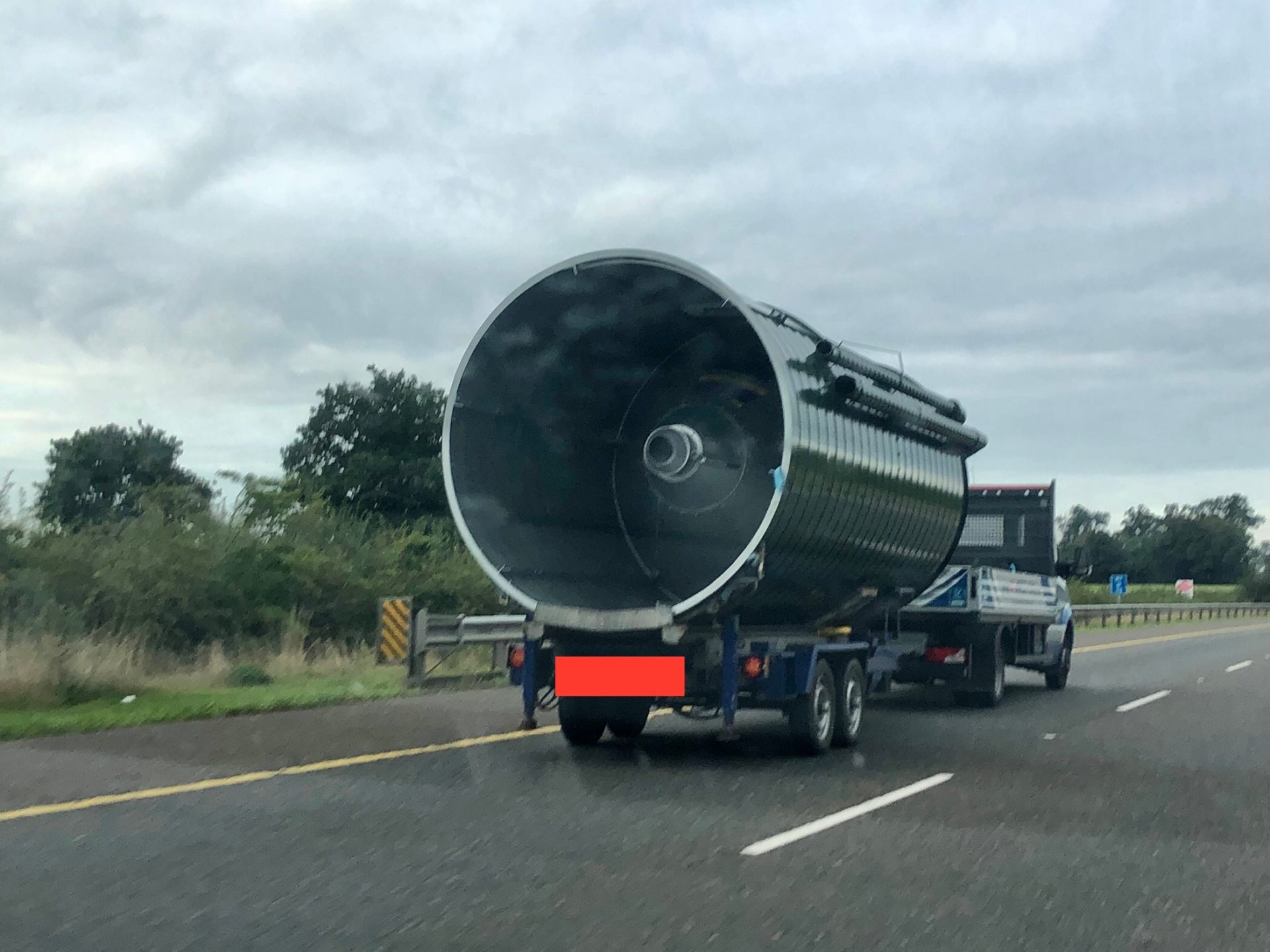 What is that? Very strange looking vehicle spotted on the M7 motorway ...