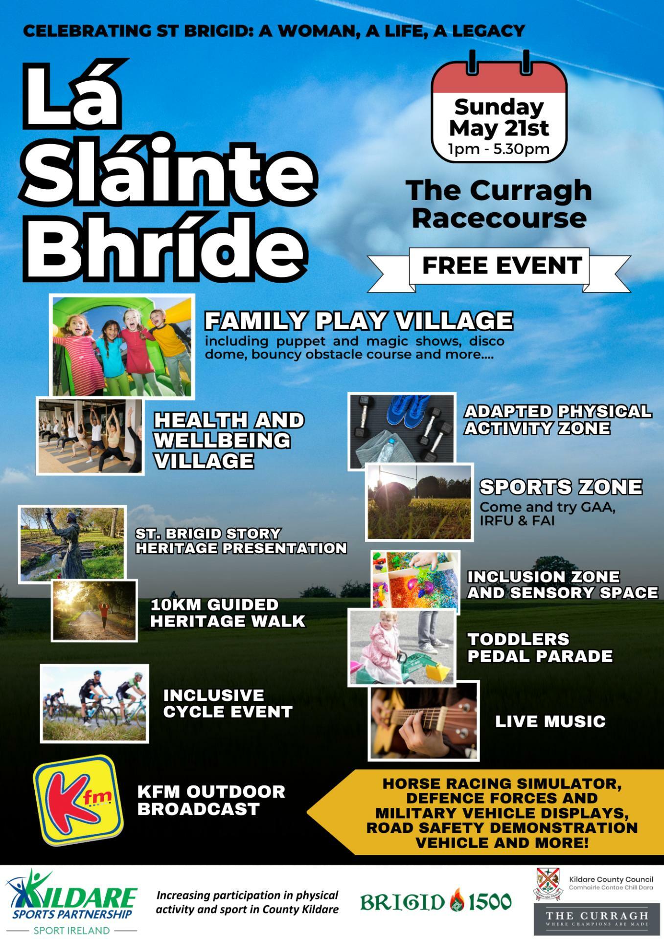 One-day family festival to celebrate St Brigid at Curragh Racecourse ...