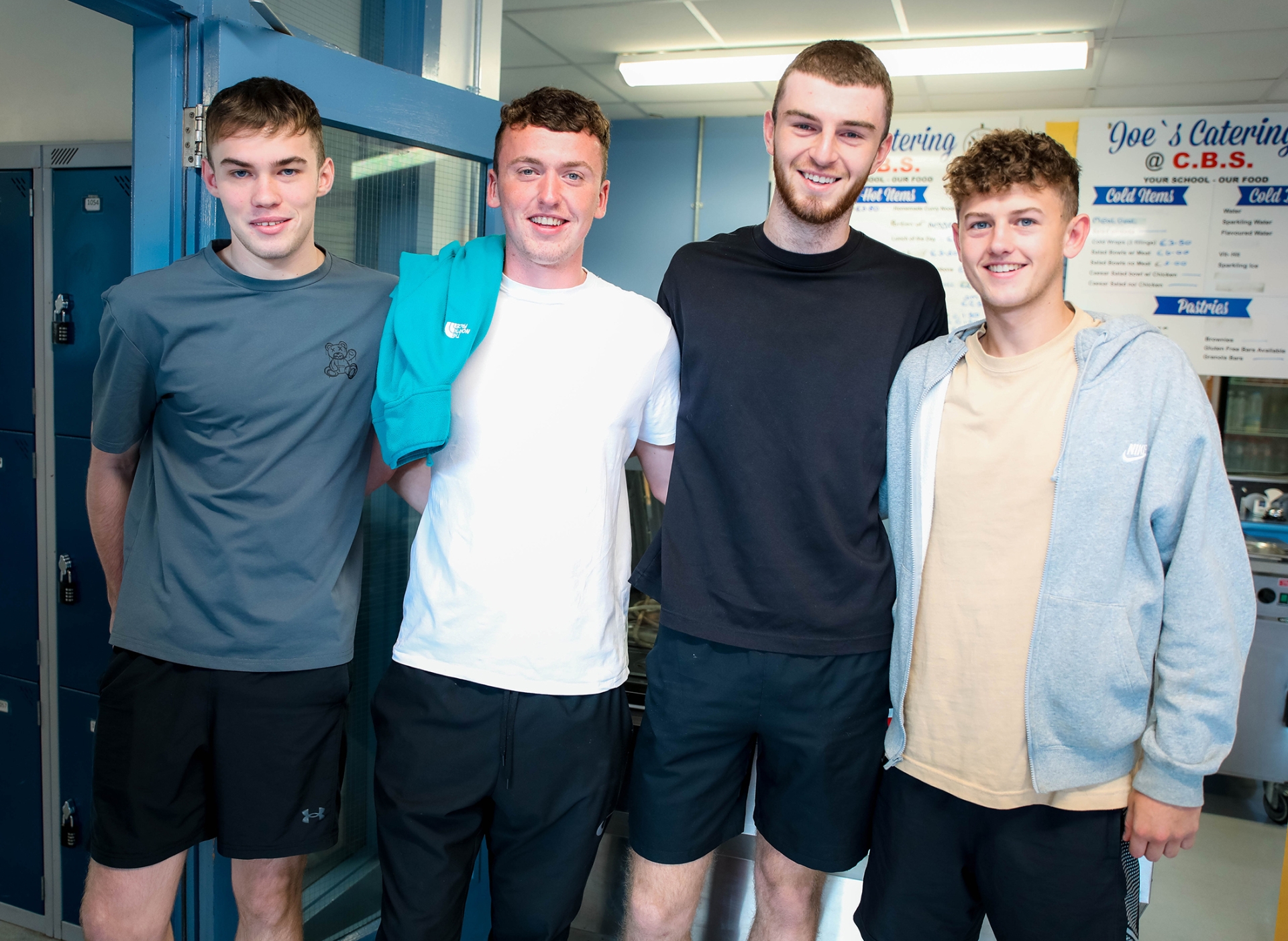 PHOTO: CBS Naas students gather in the school to celebrate Leaving Cert ...