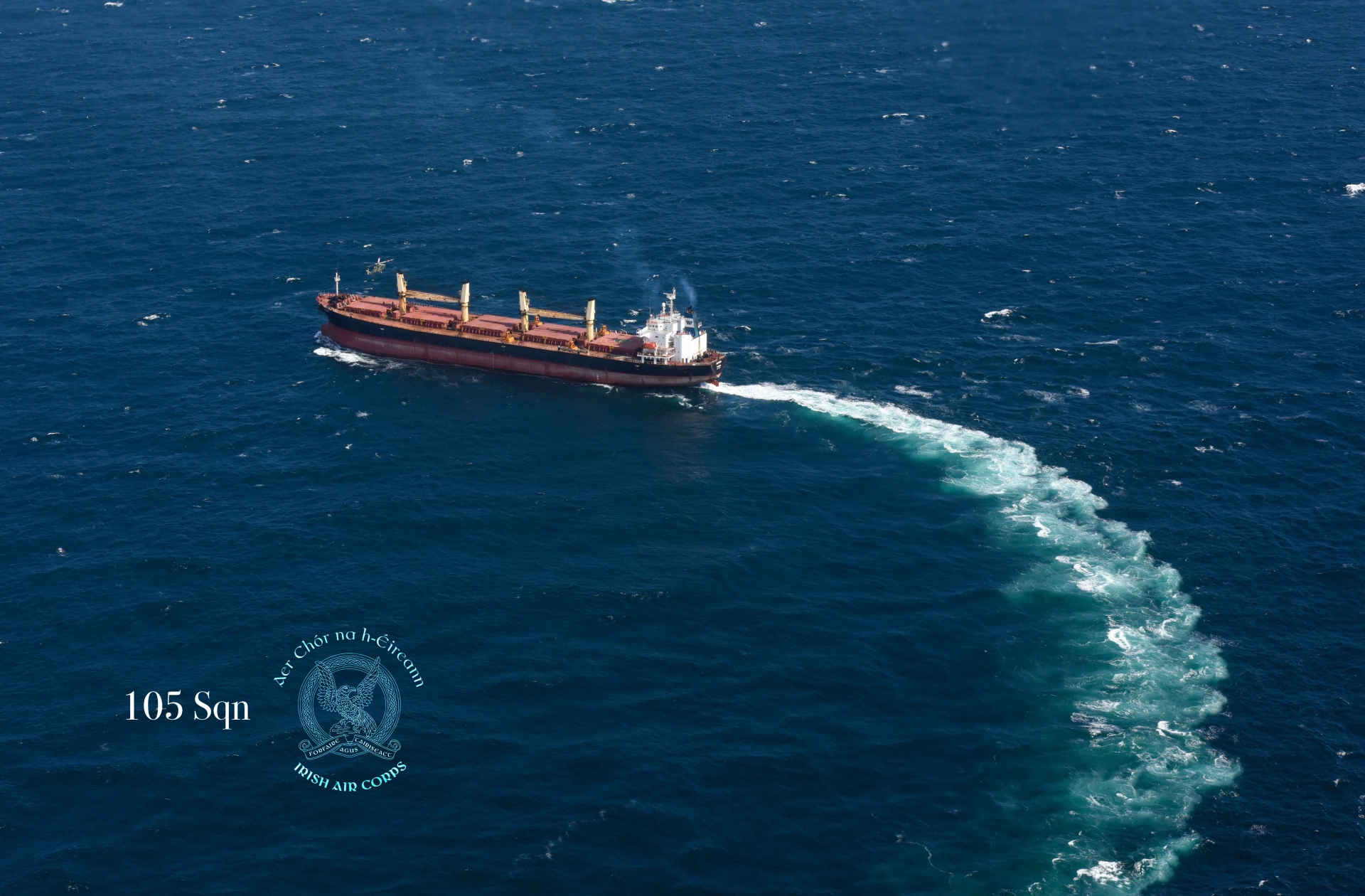 PHOTOS: Defence Forces release images of container ship suspected of ...