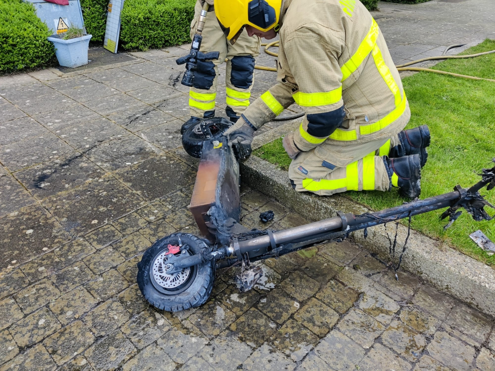 Firefighters rush to home after electric scooter goes on fire - Kildare ...