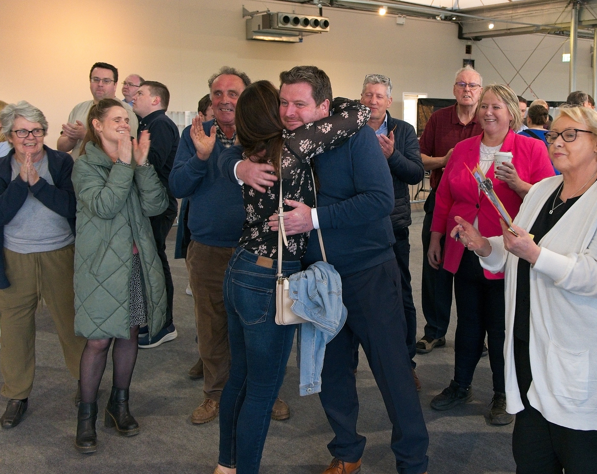 PHOTOS: Newly-elected Cllr Tim Durkan celebrates with wife Audrey ...
